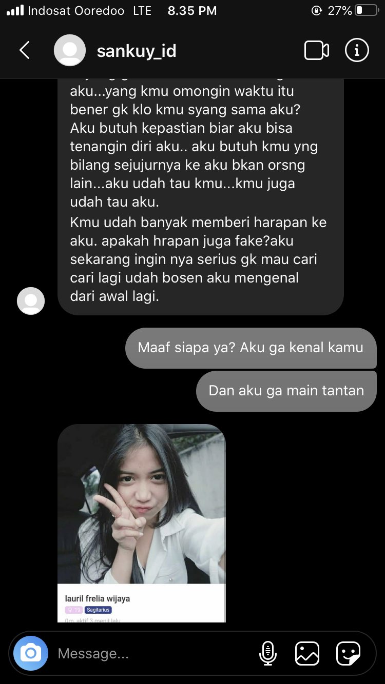 tiy on Twitter: "Yaaa kenalannya lewat tantan, jelas teu baleg. Ditantan aja ada yang pake foto ...