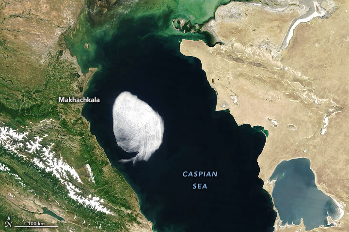 Caspian Depression Map