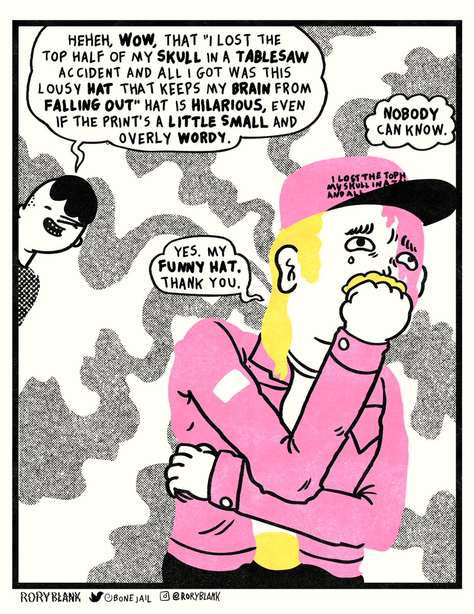 「watch yer mouth 」Rory Blankの漫画