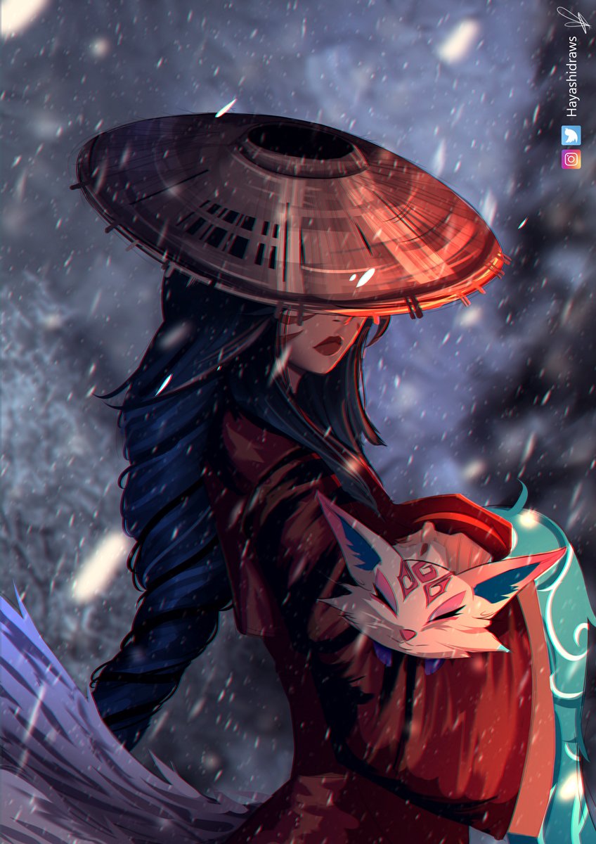 Hayashidraws 🖌️🎨 On Twitter Ahri 🦊 Leagueoflegends