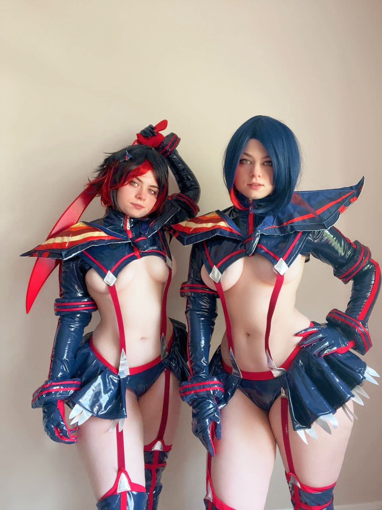 Twin 2: Linnea on Twitter: "Ryuko double trouble with @jessicatalystic ️💪 . #twins #twinsisters ...