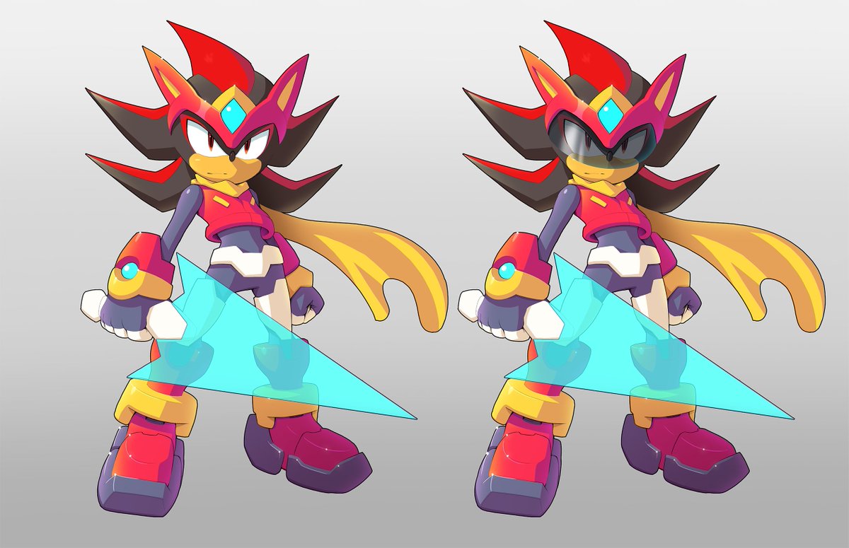 「Megaman Model Z - Shadow #Shadow #Megama」|ultimatemaverickxのイラスト