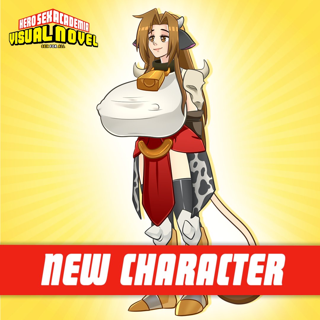 Hero Sex Academia Visual Novel On Twitter New Character Enjoy This Art Of Meushimattie And 
