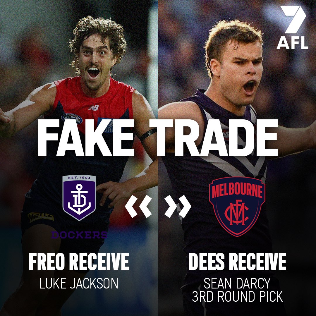 Would this be an acceptable trade from Freo for Luke Jackson? : r/AFL