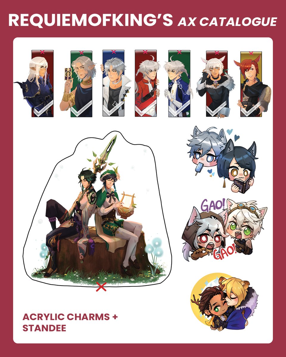 「hello friends! revealing my ax'22 catalogue! come visit me a」king 🎃 ...