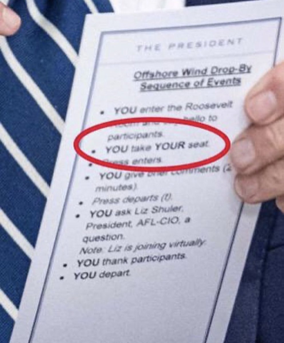 Insiders say Biden uses notecards in private and cant go offscript ...
