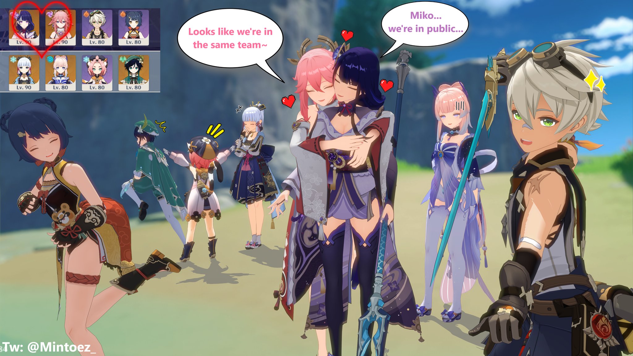 Minto on Twitter: "Here's what my team looks like in Spiral Abyss ( •͈ᴗ•͈) (Both Maguu and Mech ...