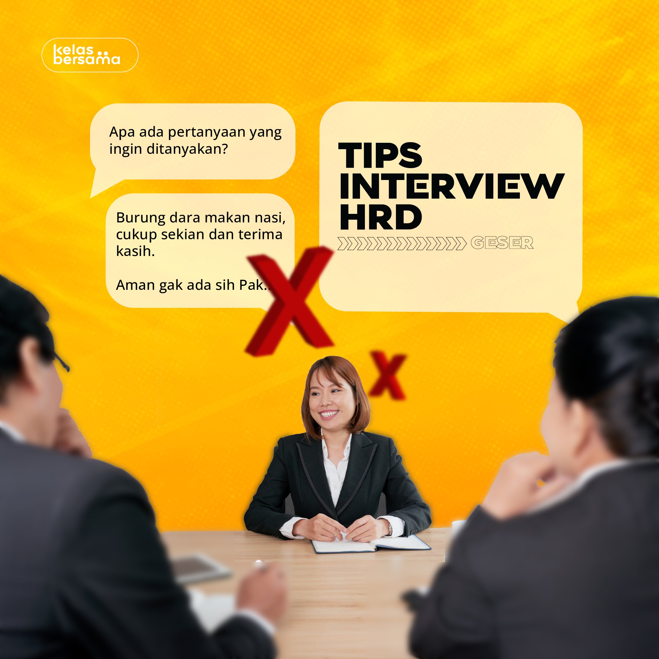 kelasbersama.id on Twitter: "Interview HRD adalah tahapan dimana #TemanSekelas akan bertemu ...