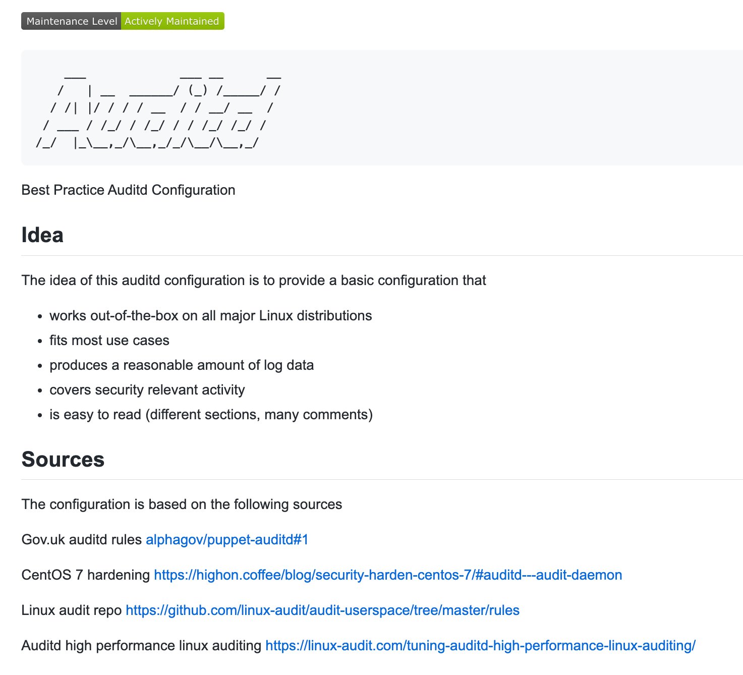 Florian Roth ⚡ on Twitter: "For #auditd on #Linux you can use my best practice auditd ...