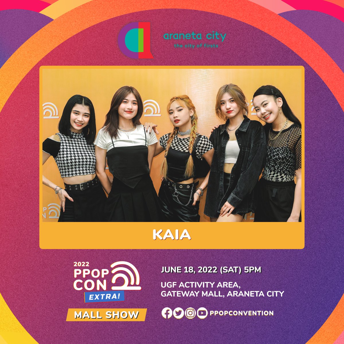 KAIA Official on Twitter: "[PPOP CON] See KAIA live at the PPOP Con Extra! Mall Show tomorrow ‼ ...