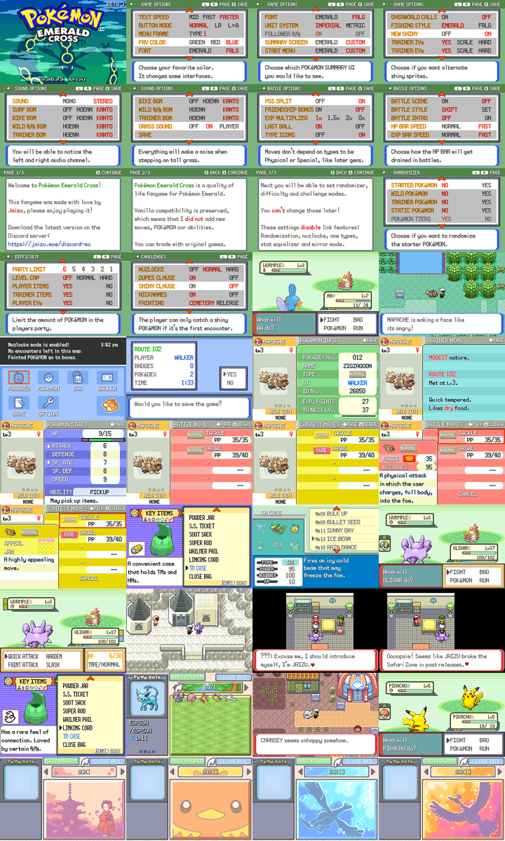 Pokémon Emerald Cross Beta 3 released : r/PokemonROMhacks