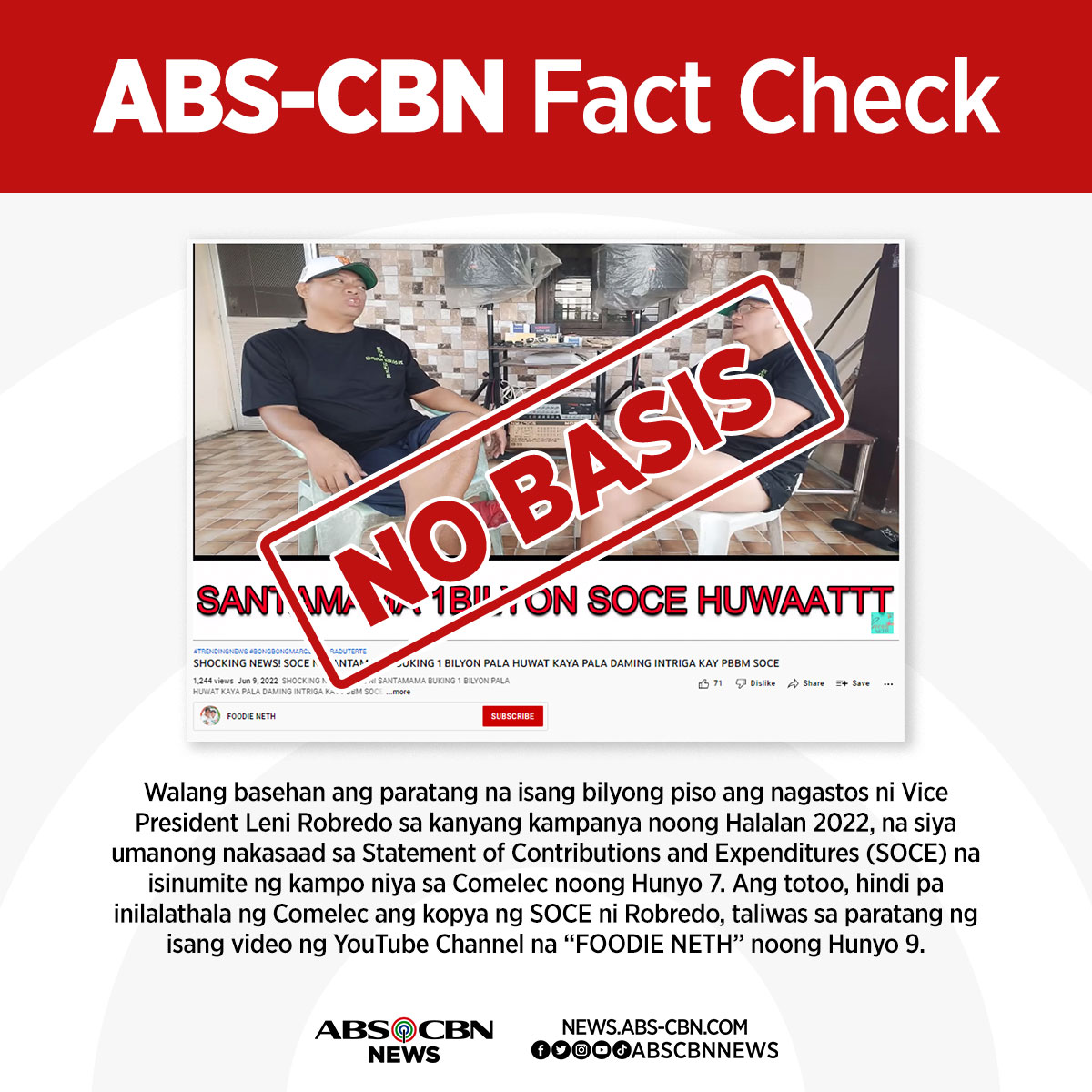 Abs Cbn News On Twitter Rt Abscbnfactcheck Abscbnfactcheck Rating