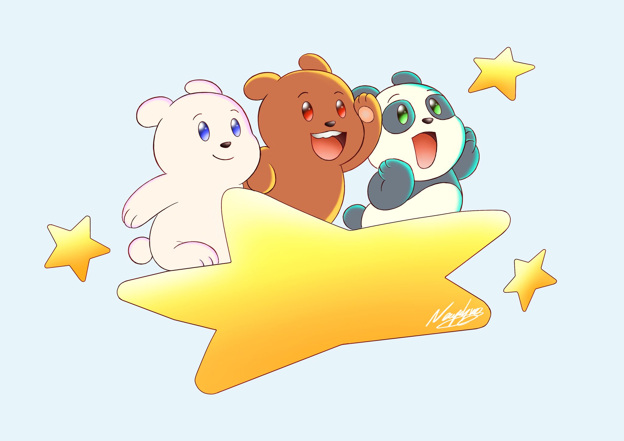 Baby Bears We Baby Bears Phone Wallpaper | Cartoon Network