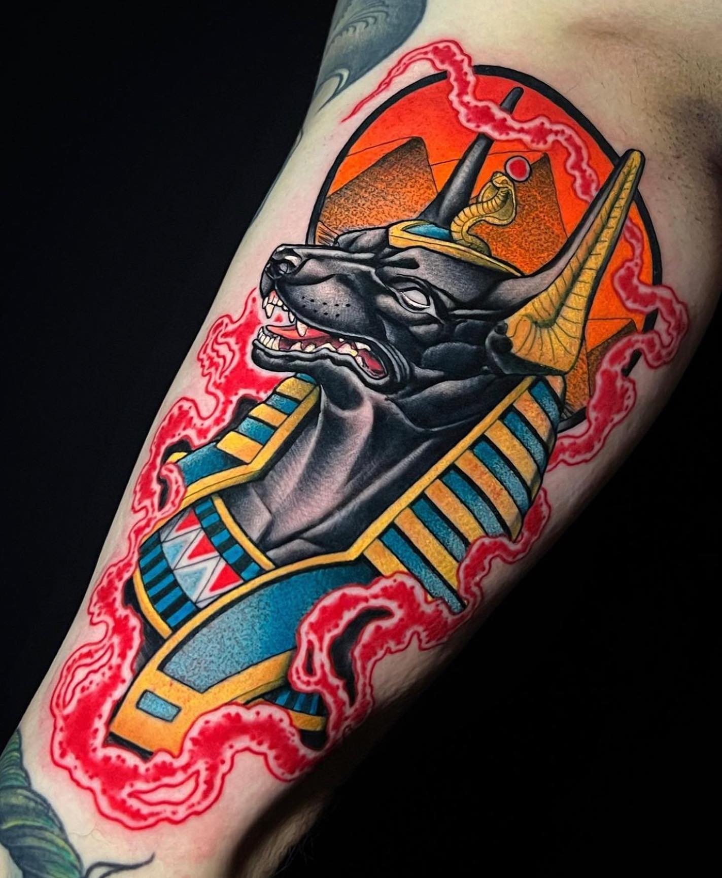 Anubis Head Tattoo Designs