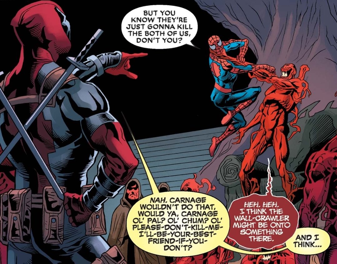 「of course wade doesn't follow spidey's ultimatum of turning 」 t⎊usl ♥️の漫画