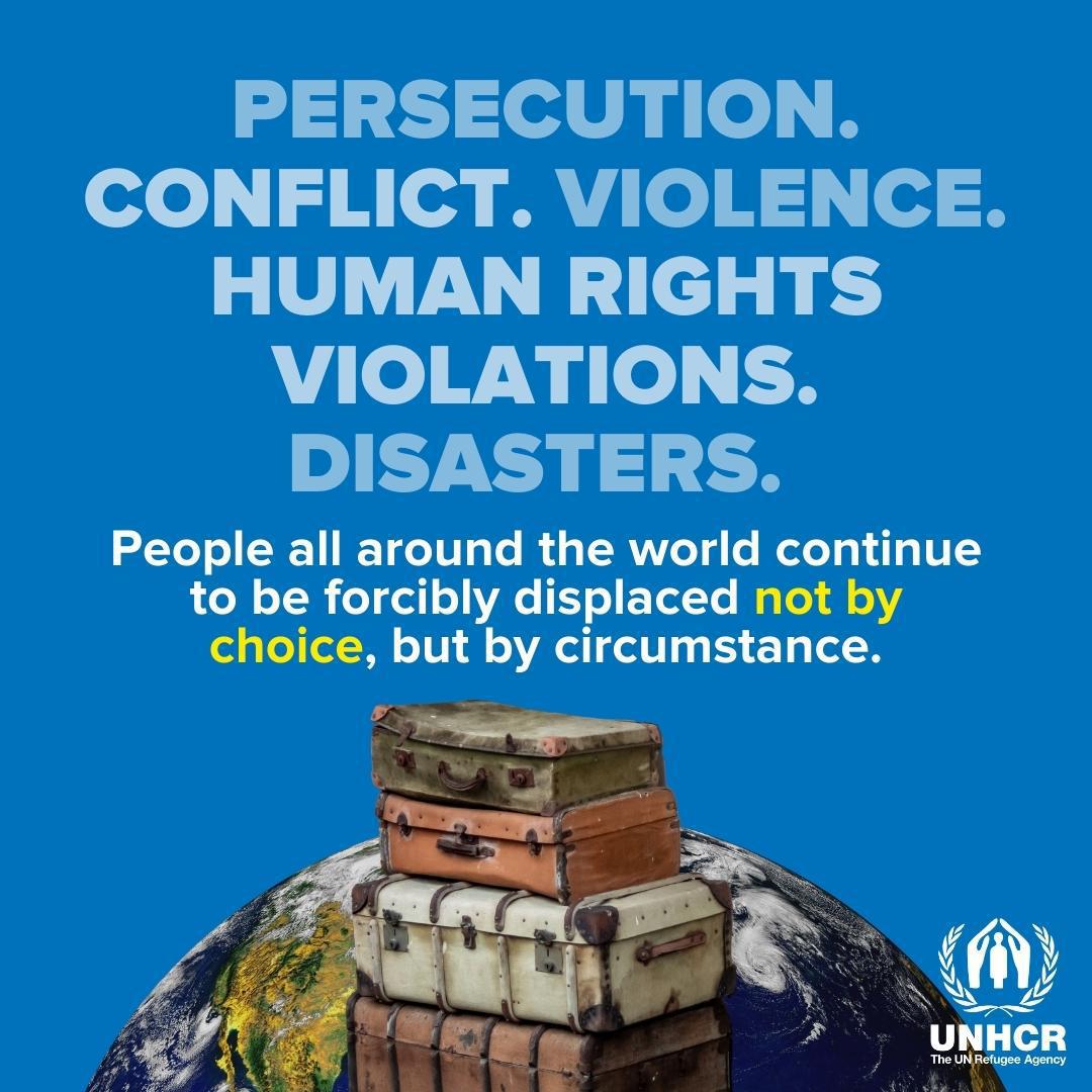 100 million people have been #ForcedToFlee due to persecution, conflict ...