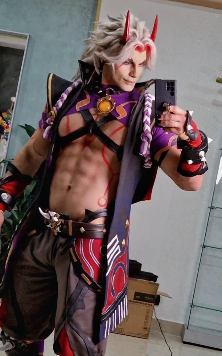 Taryn (Amon 😈) on Twitter: "荒瀧一斗と[あらたきいっと] 👹 #GenshinImpact https://t.co/Ysy1Xb50q9" / Twitter