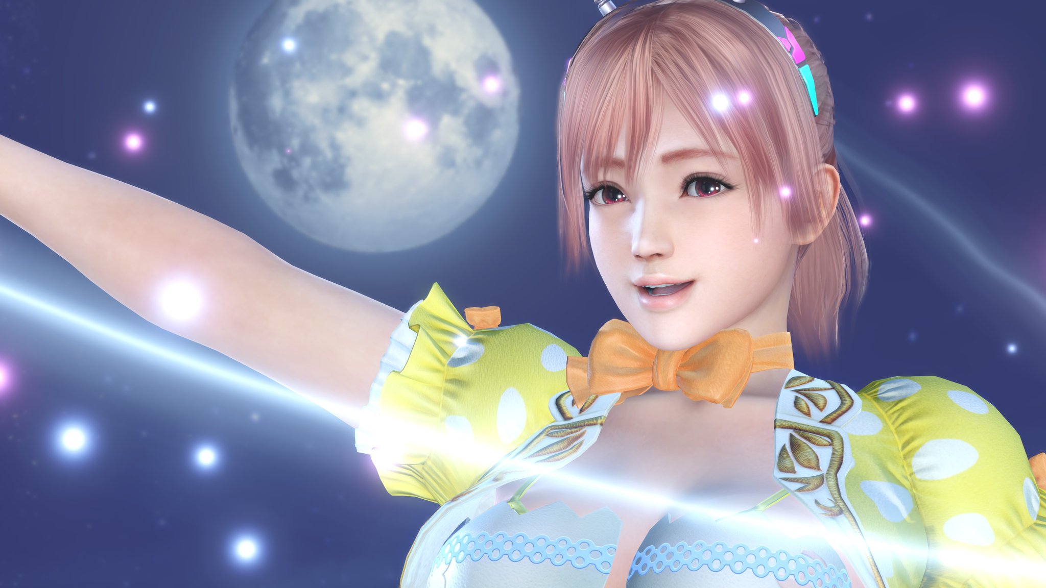 NPC0314 on Twitter: "可愛すぎて このためだけに4kに切り替えて 撮影してしまった GPUのファンが唸っています #ハッピーエッグ #ほのか #DOAXVV #ブイブイ ...