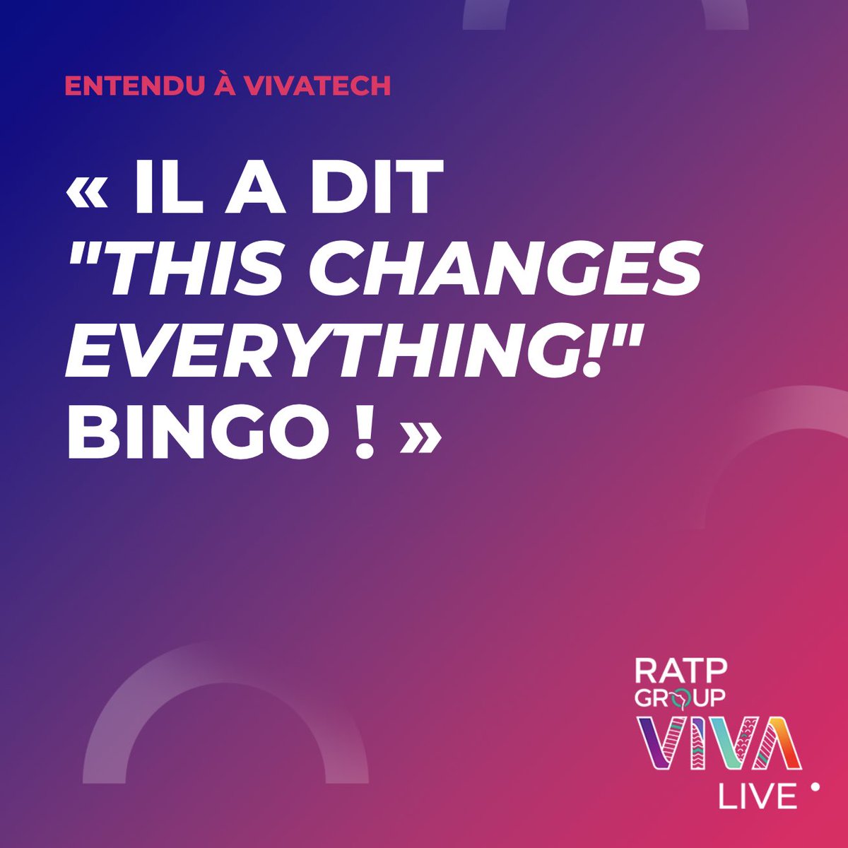 Ratp Group On Twitter Joli Bingo Tavais “disruptif” Aussi