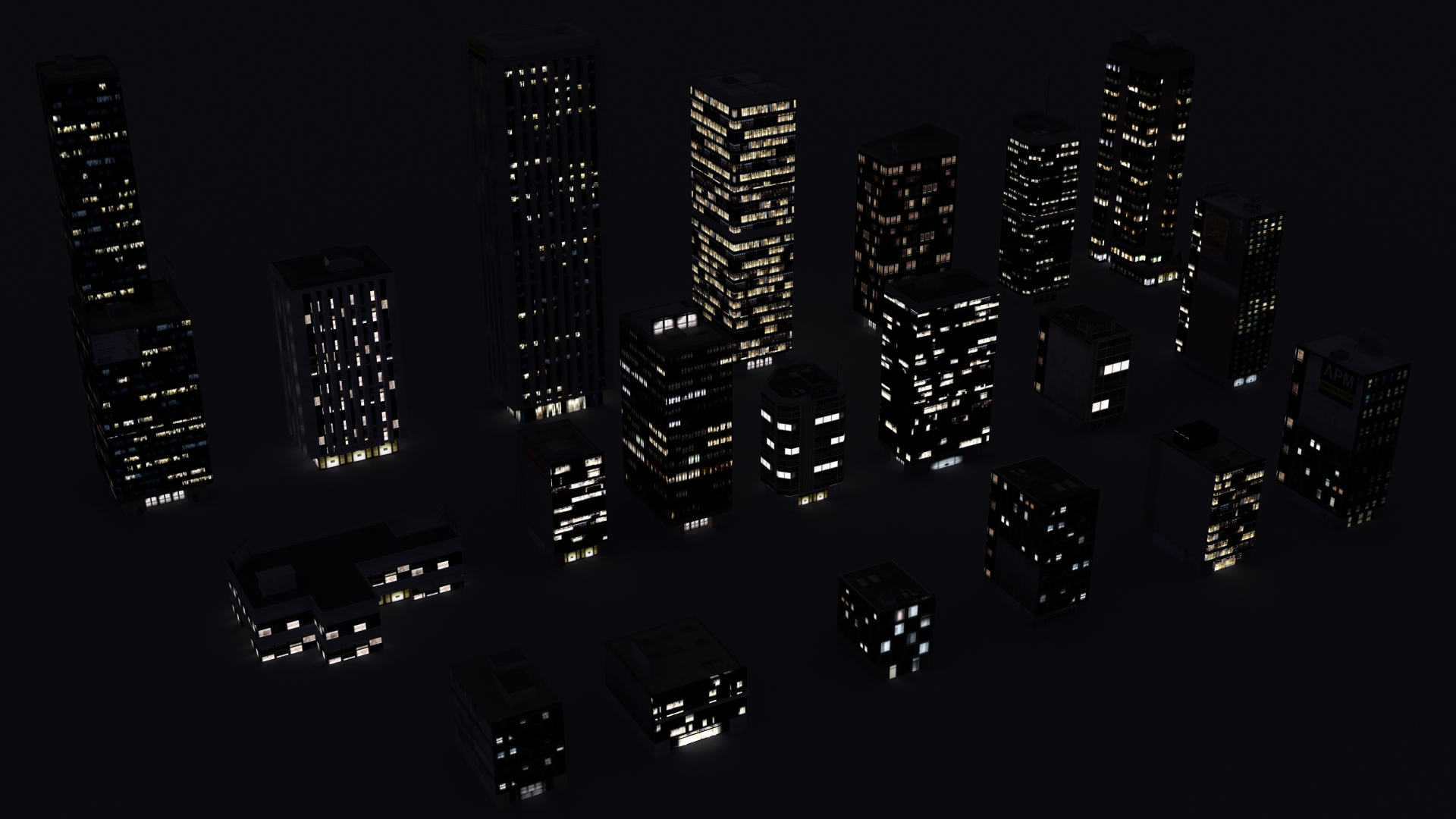 Building Texture Night