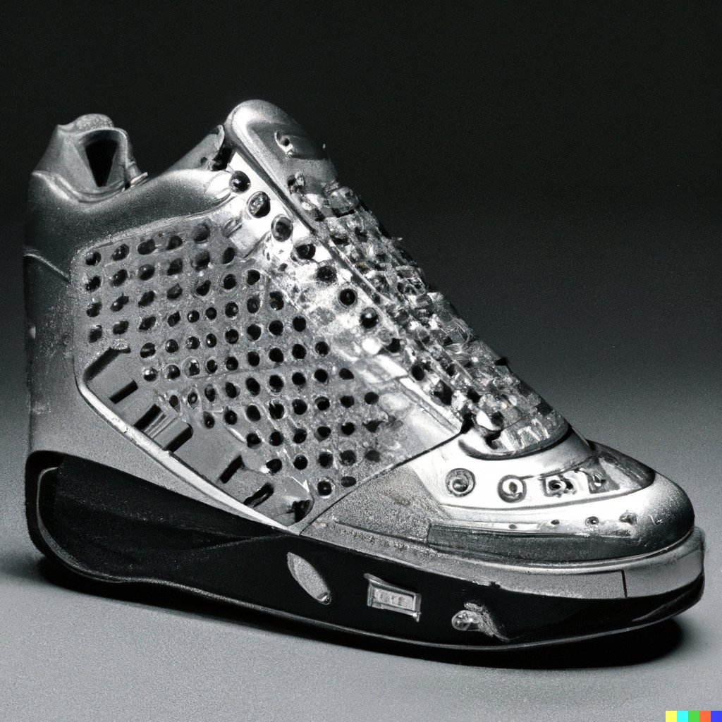 Cheese grater basketball shoes : r/dalle2