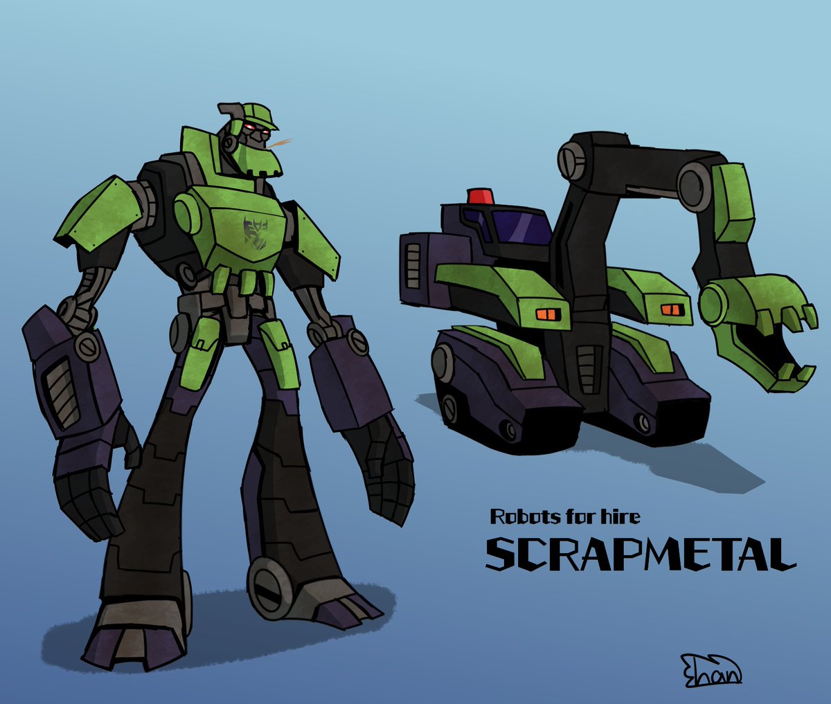 Transformers Animated Scrapper