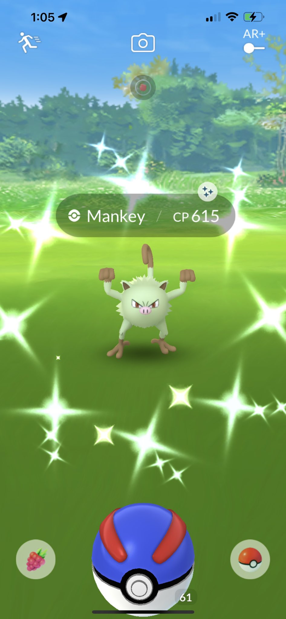 Shiny Mankey