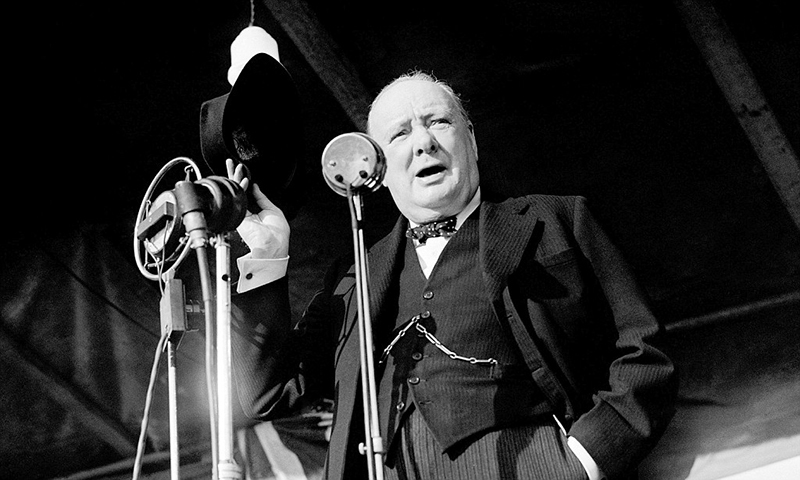 WWII Pictures on Twitter: "This day in 1940, British Prime Minister Churchill delivered his ...