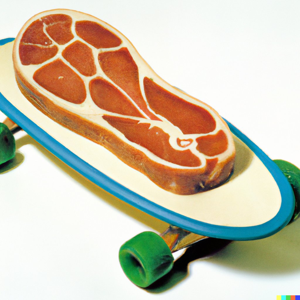 Meat skateboard : r/dalle2
