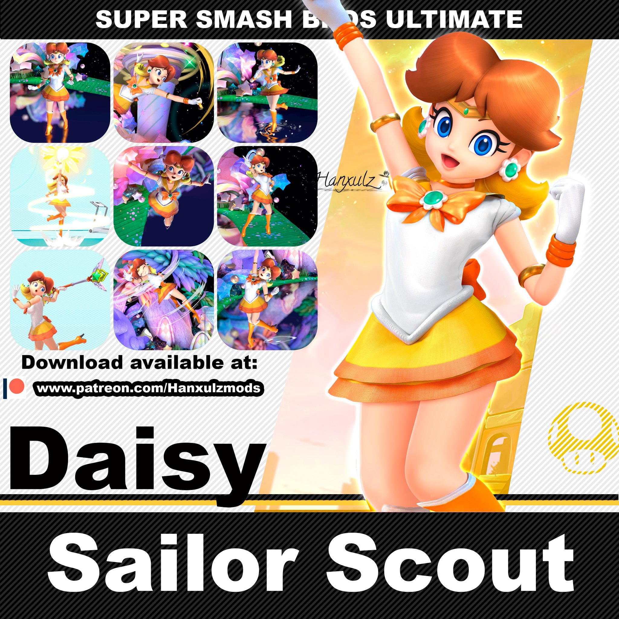 Hanxulz Ultimate Mods on Twitter: "SSBU Mod: Daisy (Sailor Scout) Download Available here: https ...
