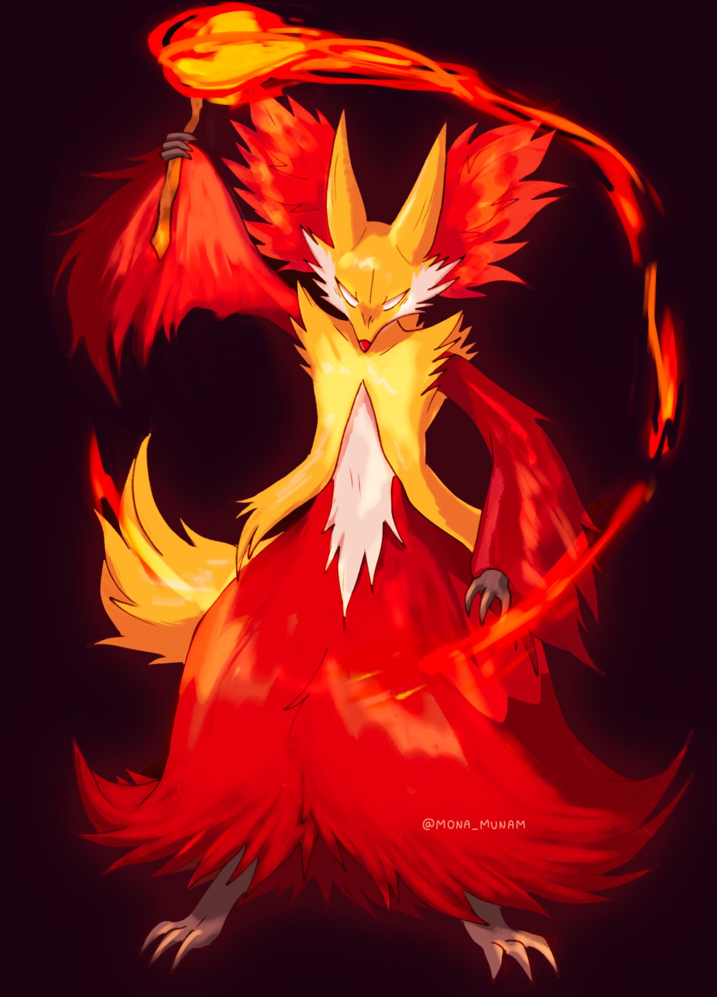 Delphox Pokemon Wallpaper