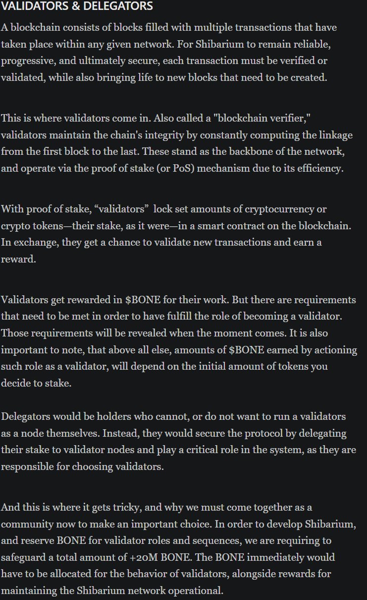 MILKSHAKE on Twitter: "From the Blog: Community Voice : $BONE FARMS Proposal 👉 Validators ...