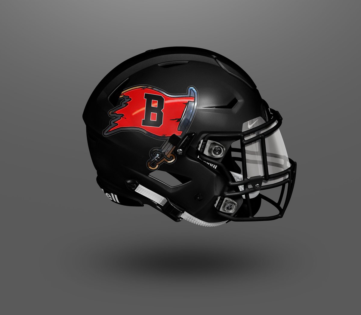 Pirate Football Helmet