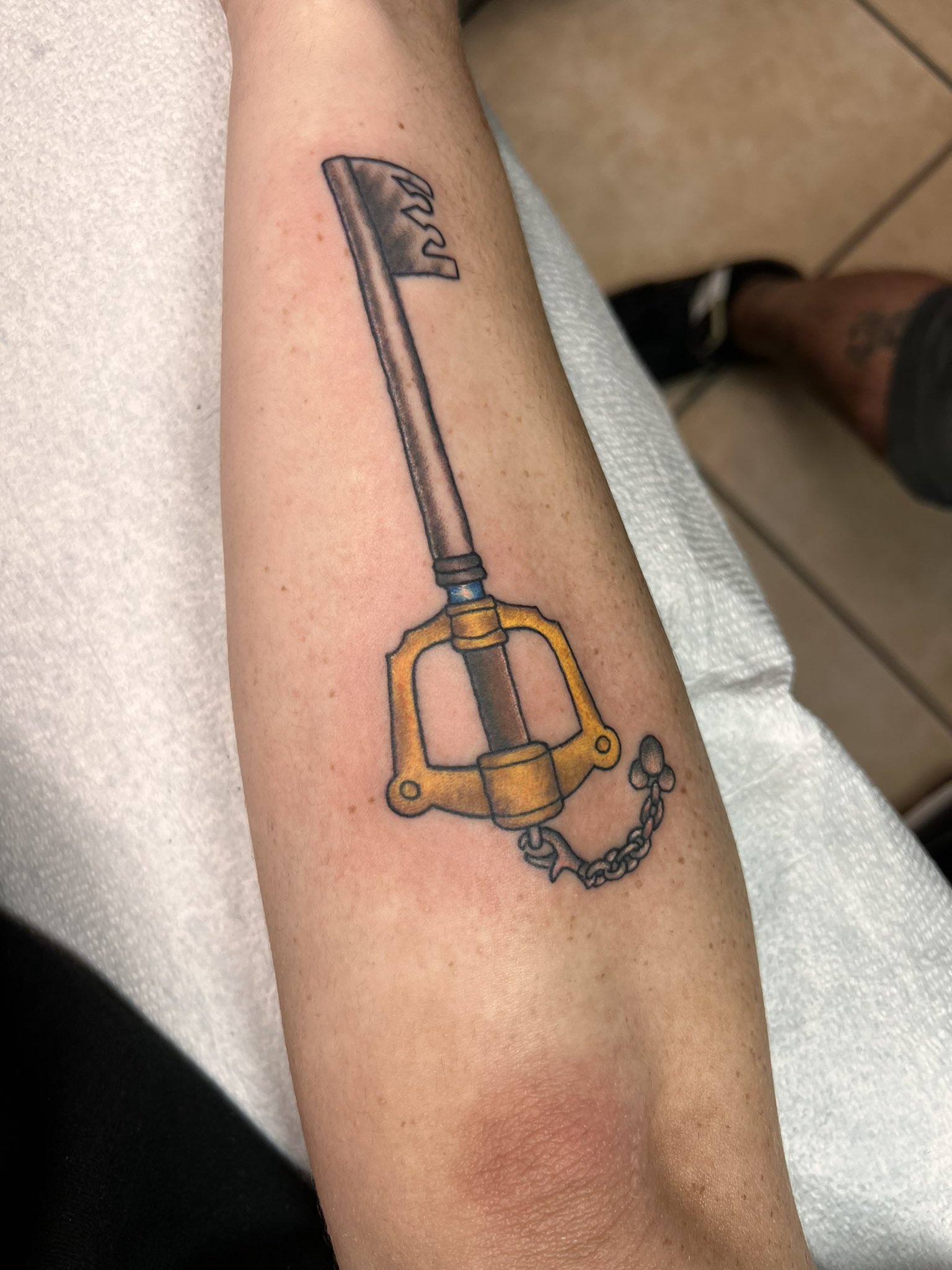Kingdom Hearts Keyblade Tattoo