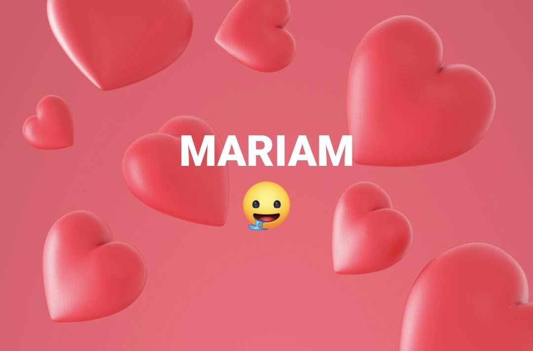 Mariam Name Wallpaper