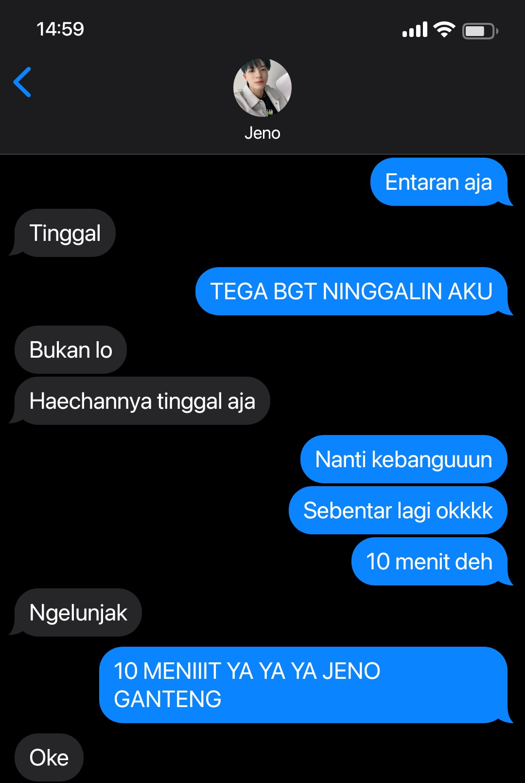 ley on Twitter: "— nomin short au • Dear me, Dear you— Jno itu cuma mau nurut sama apa kata ...