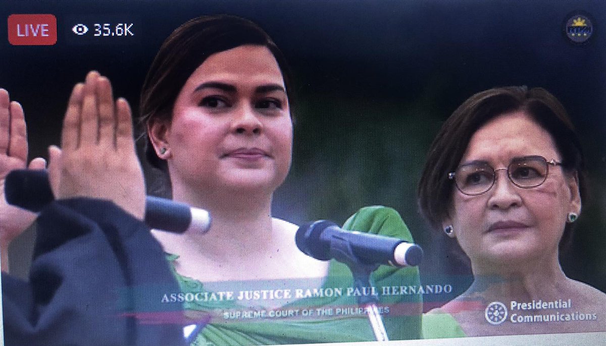 Phil News Agency On Twitter Look Sara Duterte Is Sworn In As The