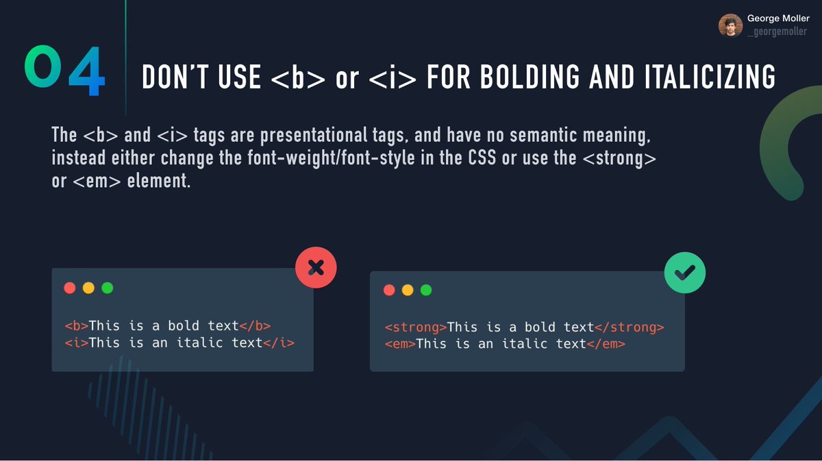 7 common HTML mistakes you should avoid! Small thread 🧵 - Thread from ...