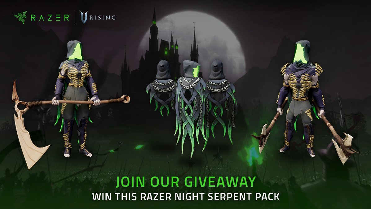 Razer Night Serpent Giveaway (Razer Hood/Cloak Steam Code) : r/vrising