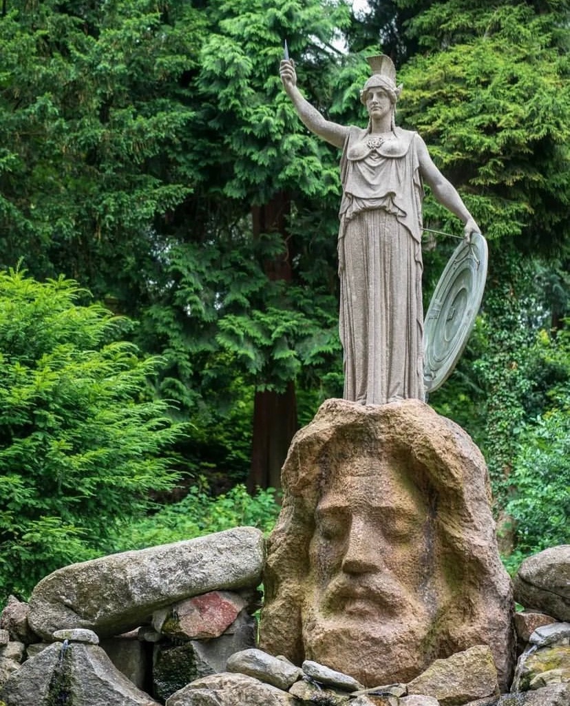 Athena Coming Out Of Zeuss Head