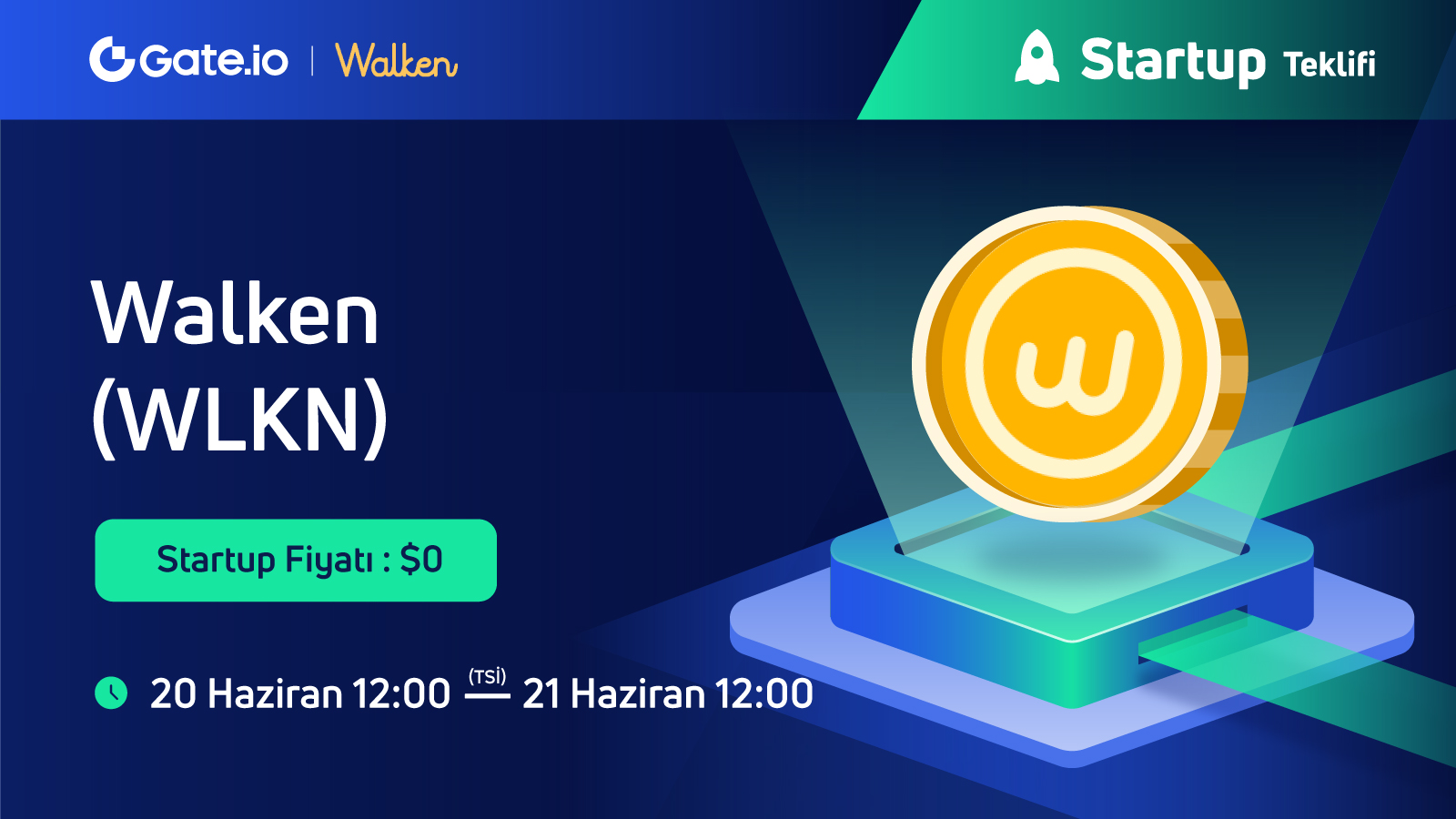 Gate Türkiye on Twitter: "🔥 https://t.co/pupQ7wXZ7C Ücretsiz Startup Teklifi: @walken_io ️ Süre ...