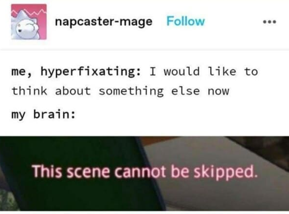 Respectful Memes on Twitter: "talk to me about your hyperfixations in comments!"