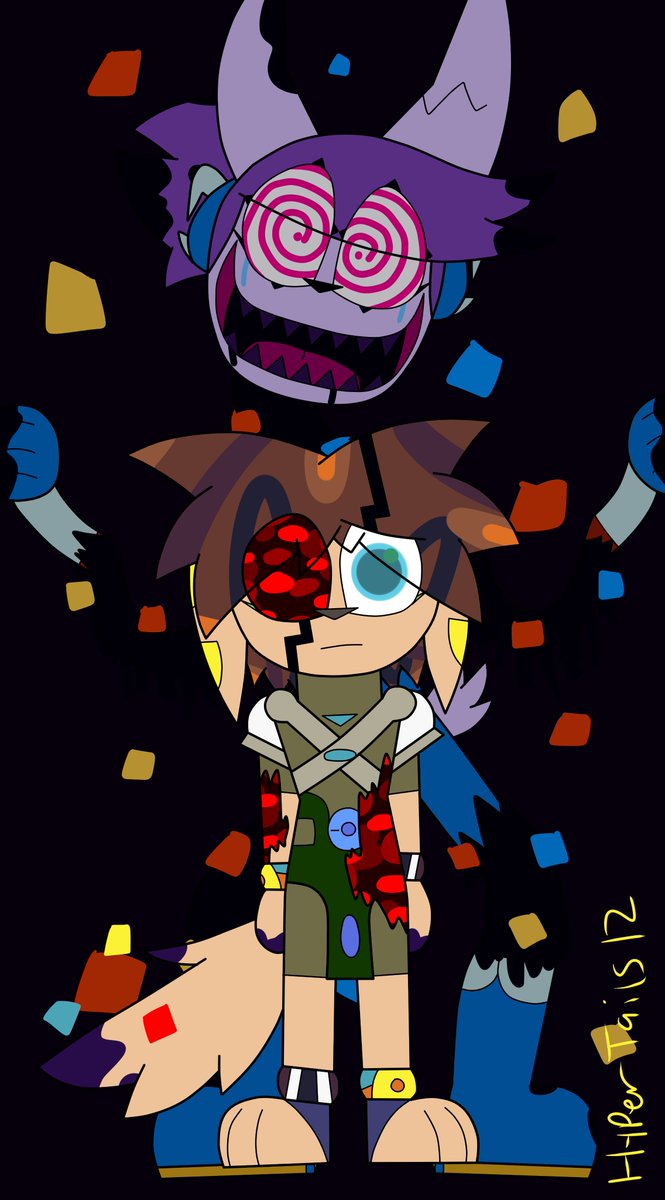 Horror sprites drawn by HyperTails12 on Twitter : r/freedomplanet