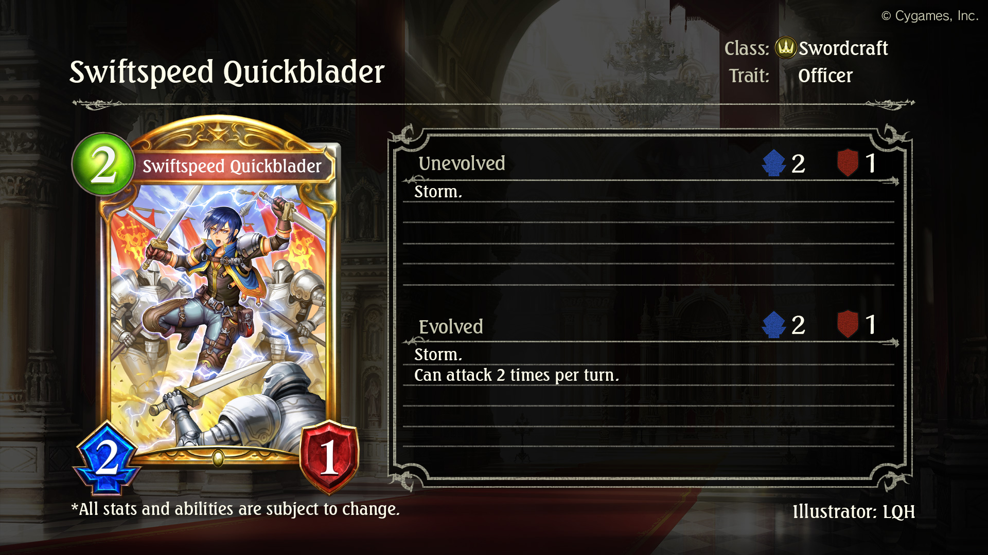 Shadowverse on Twitter: "New Roar of the Godwyrm card reveals! Swiftspeed Quickblader This ...