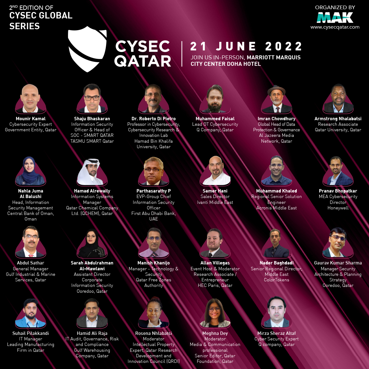 Industry Events on Twitter: "Today's the last day to register for Cysec Qatar 2022. Join leading ...