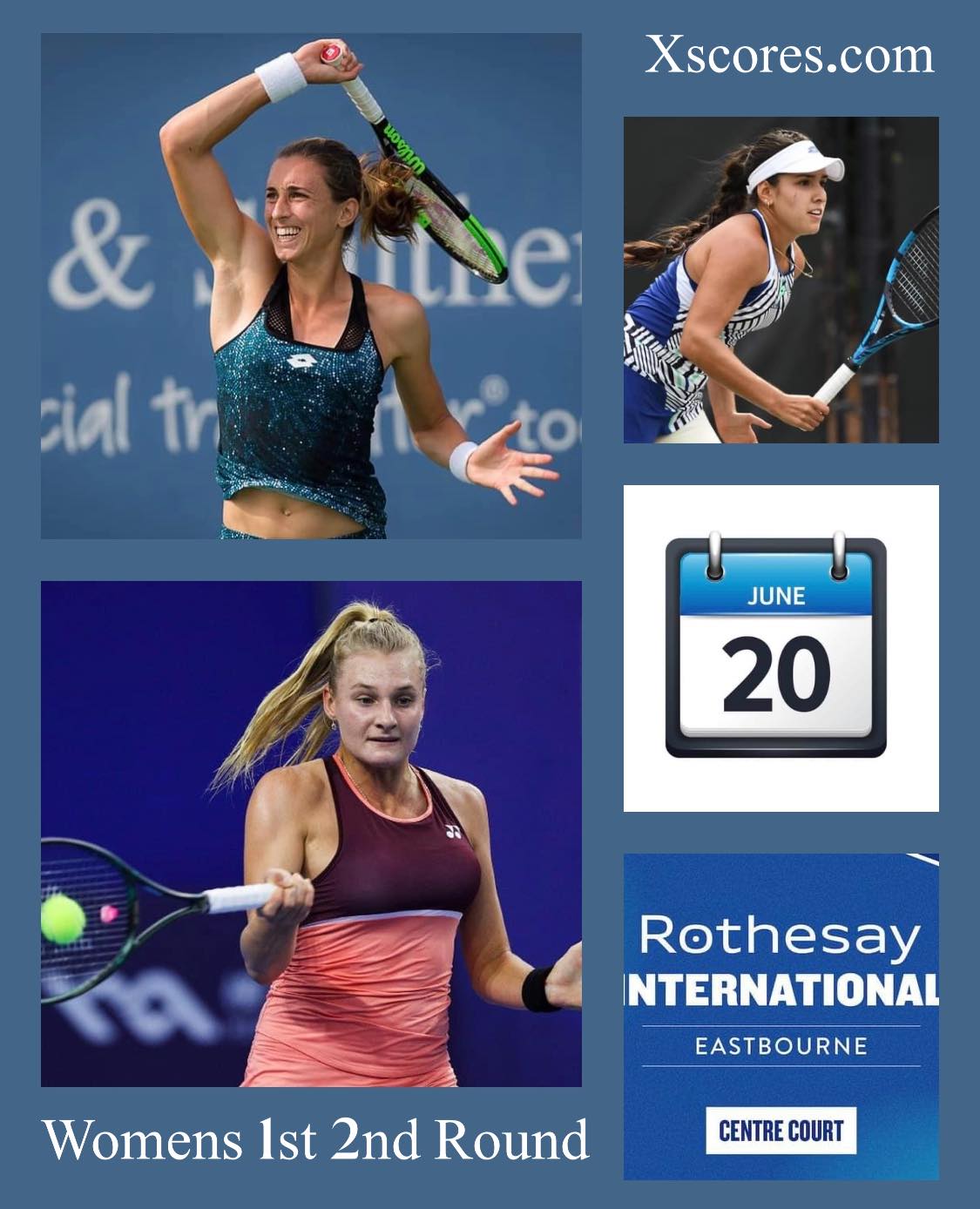 xscores.com on Twitter: "🎾🎾Tennis- ATP 500 – Surface Grass – Rothesay International, Eastbourne ...