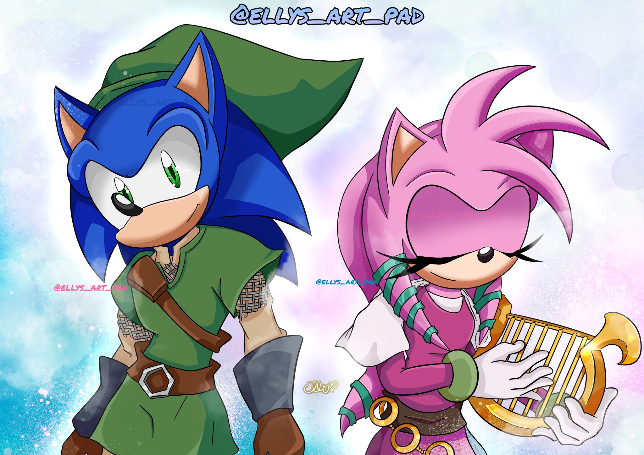 Link And Sonic
