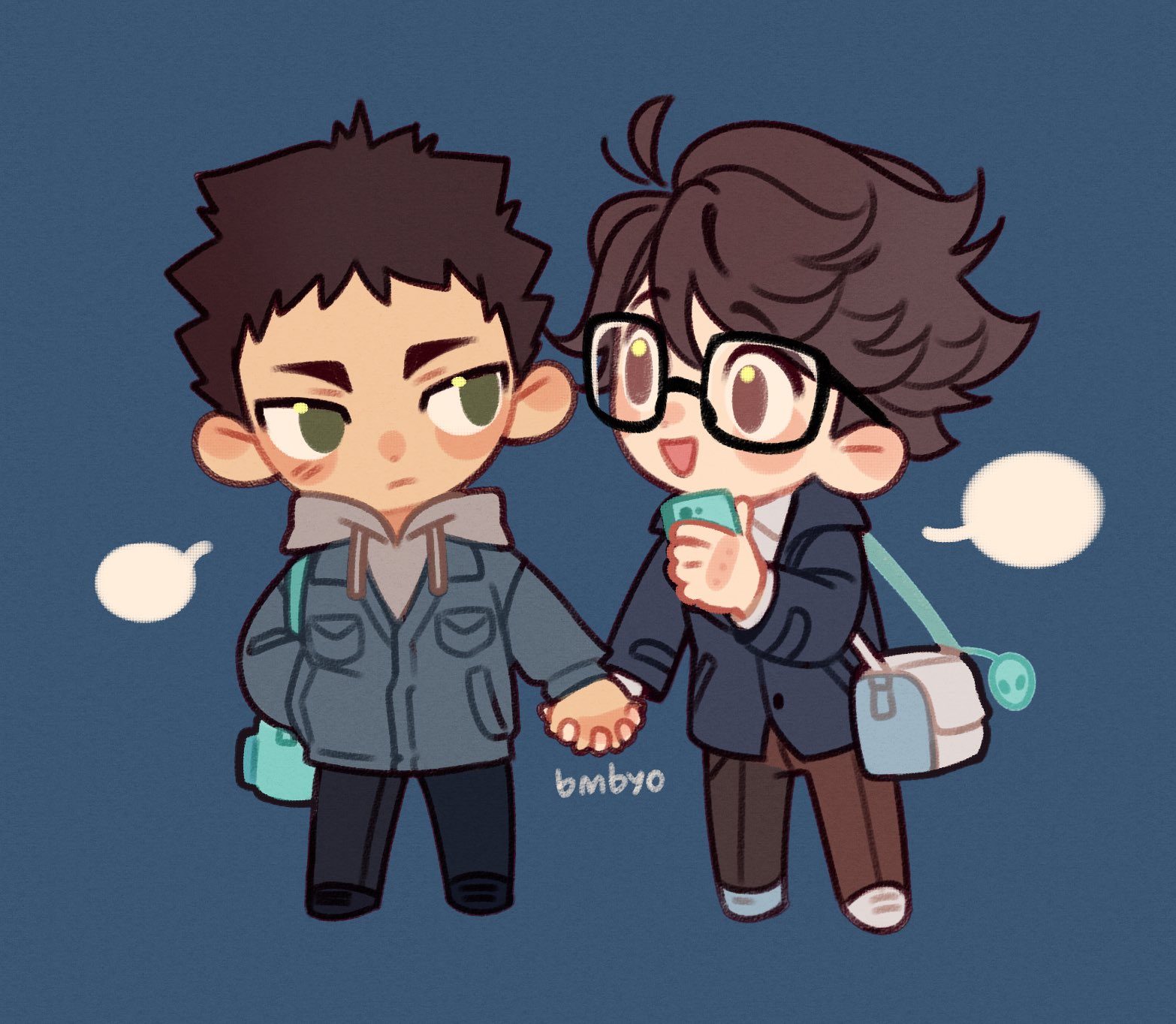 bmbyo🍒 on Twitter: "#bokuaka #iwaoi #haikyuu Smol… https://t.co/ssG4IoHbR4" / Twitter
