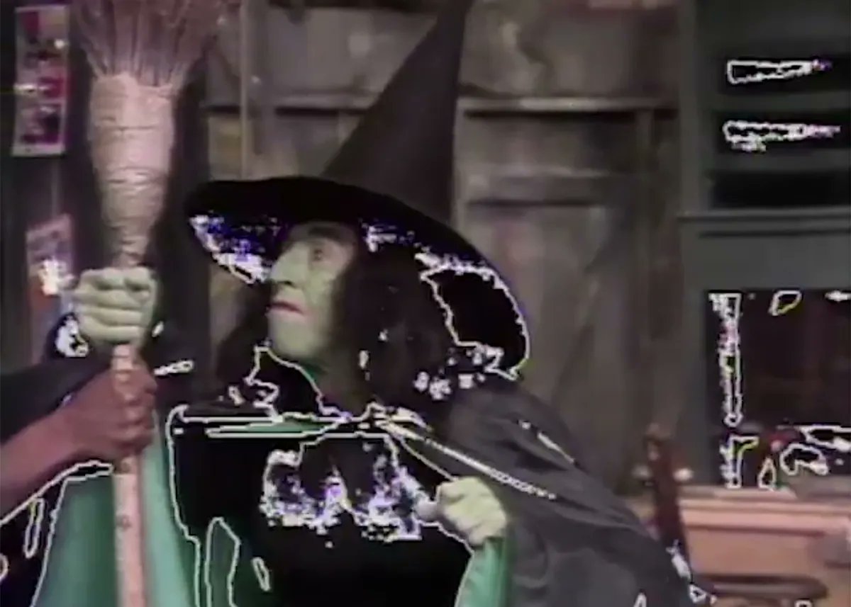 Margaret Hamilton Wicked Witch Melting