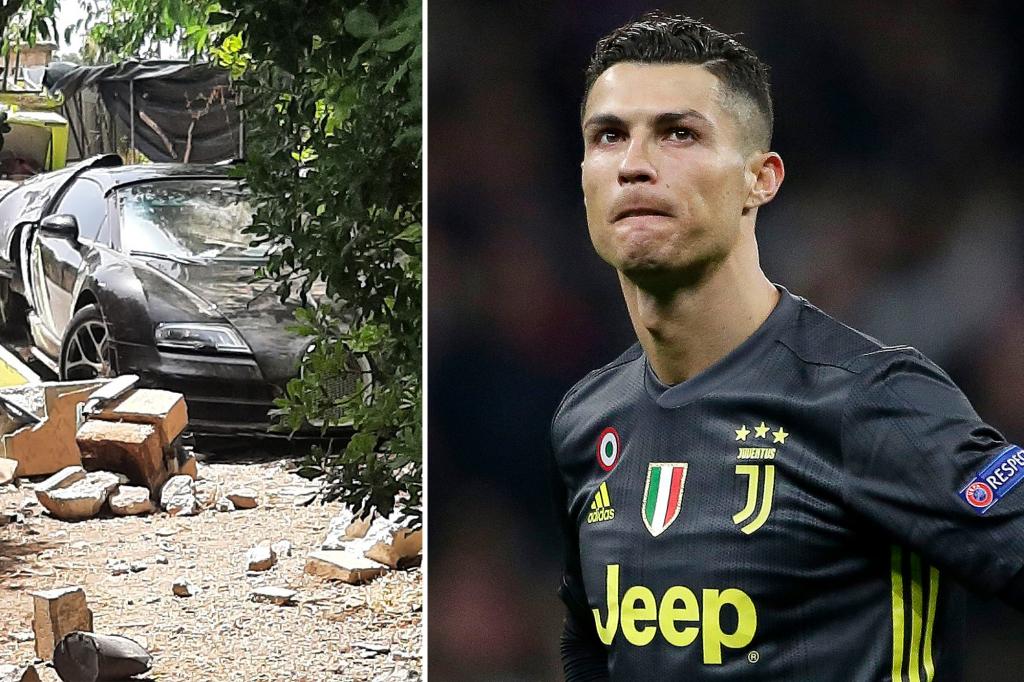 Cristiano Ronaldo Bugatti Crash Cristiano Ronaldo Bugatti Crash